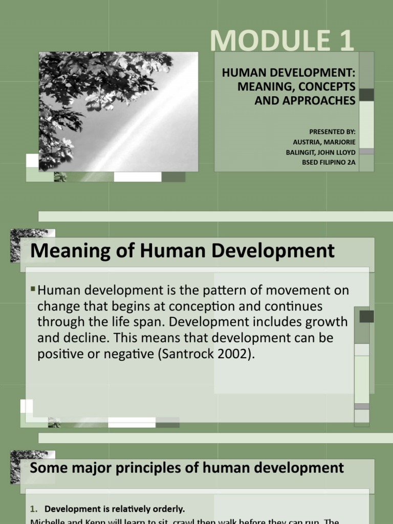Human Development: Meaning, Concepts and Approaches | Download Free PDF ...