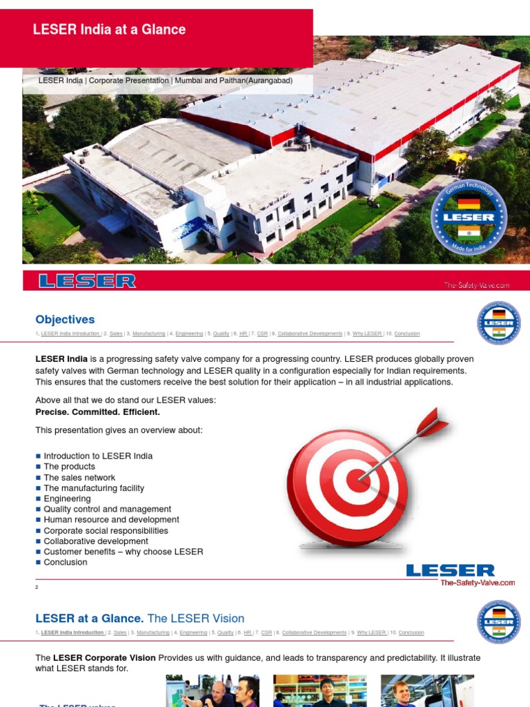 LESER India at A Glance - Corporate Presentation | PDF | Iso 9000 ...