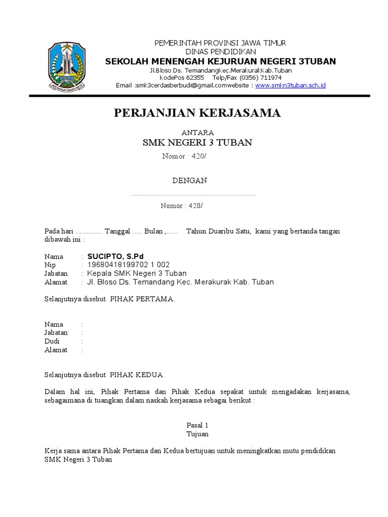 MOU Magang Baru | PDF