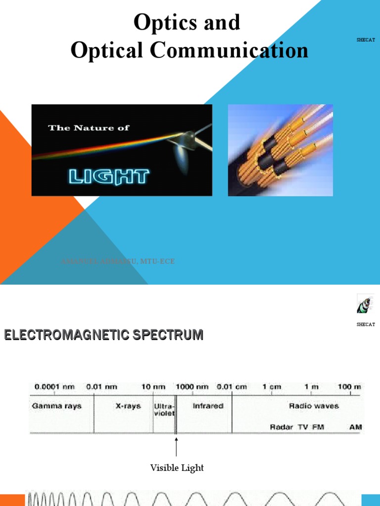 Optics and Optical Communication: Amanuel Admassu, Mtu-Ece | PDF ...