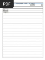 Blank Email Template for Students | PDF