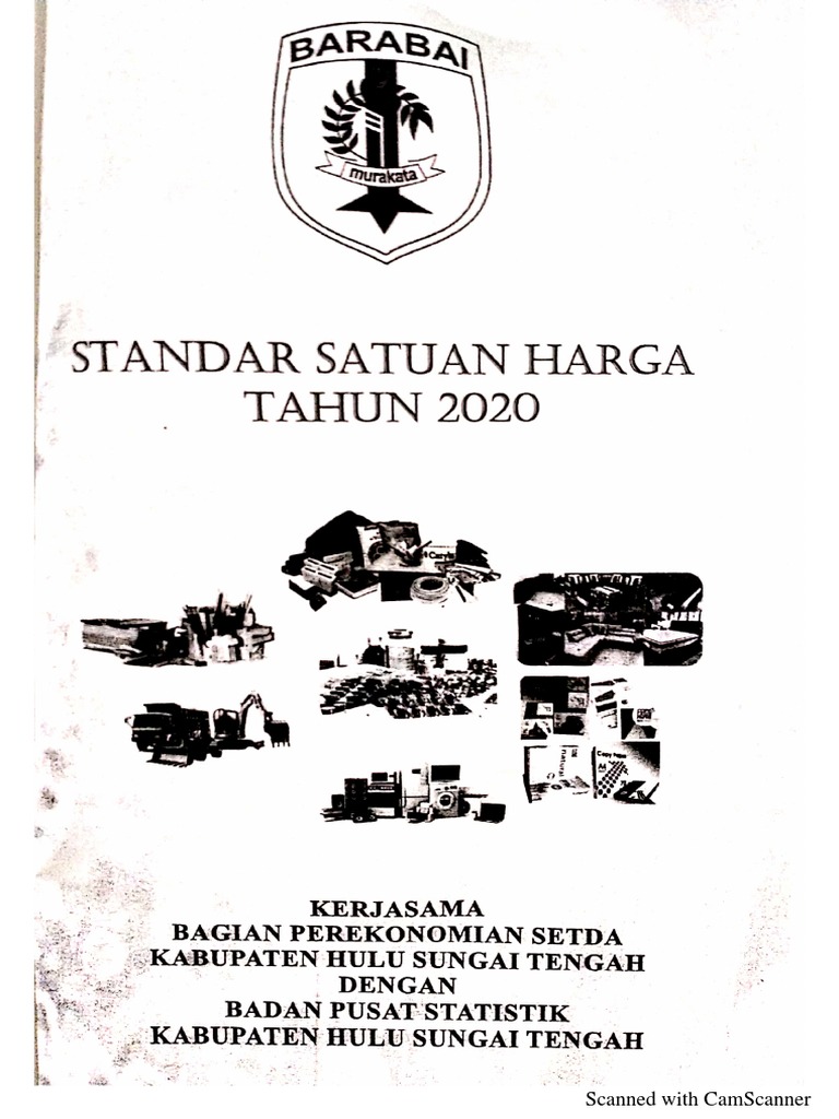 Standar Harga Satuan HST 2020 | PDF