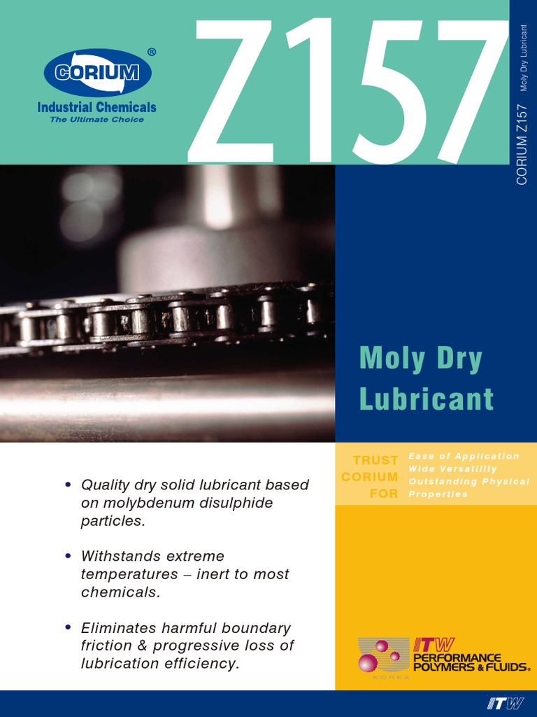 Moly Dry Lubricant: Trust Corium FOR | PDF | Lubricant | Physical Sciences