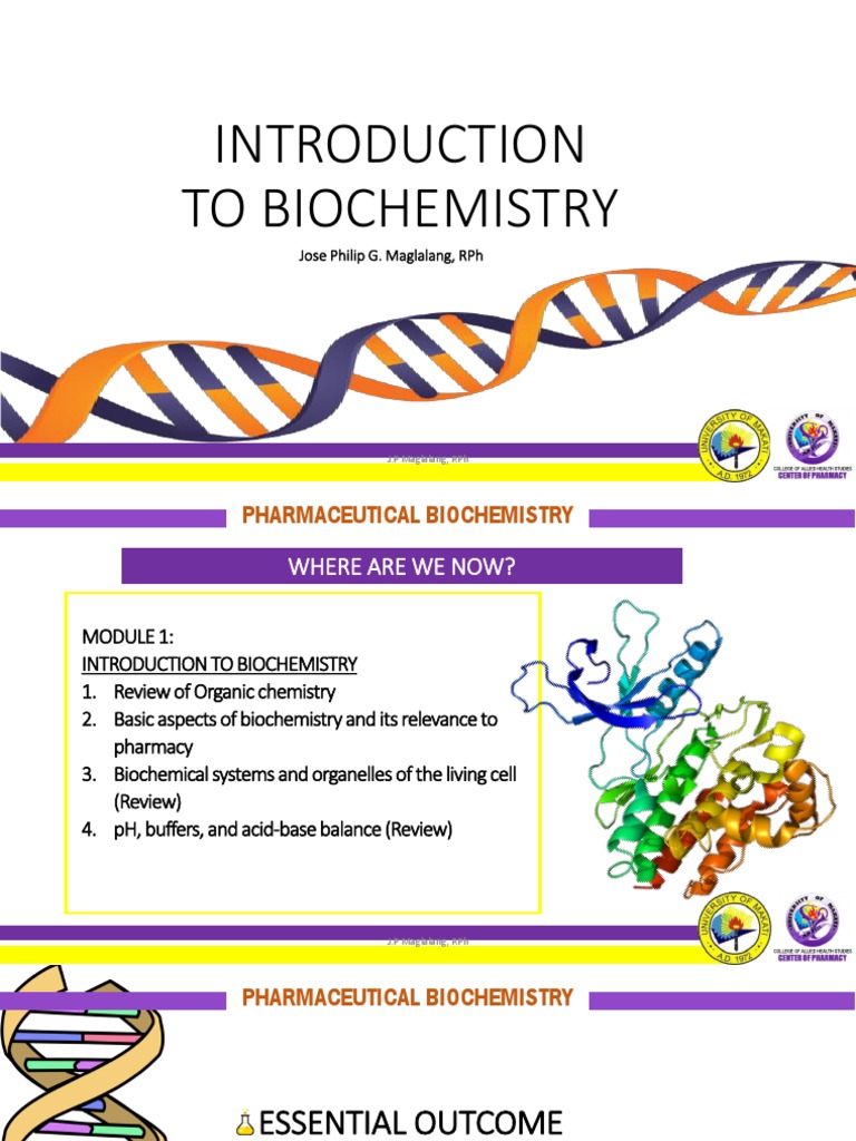 Understanding the Fundamental Role of Biochemistry in Pharmacy and ...