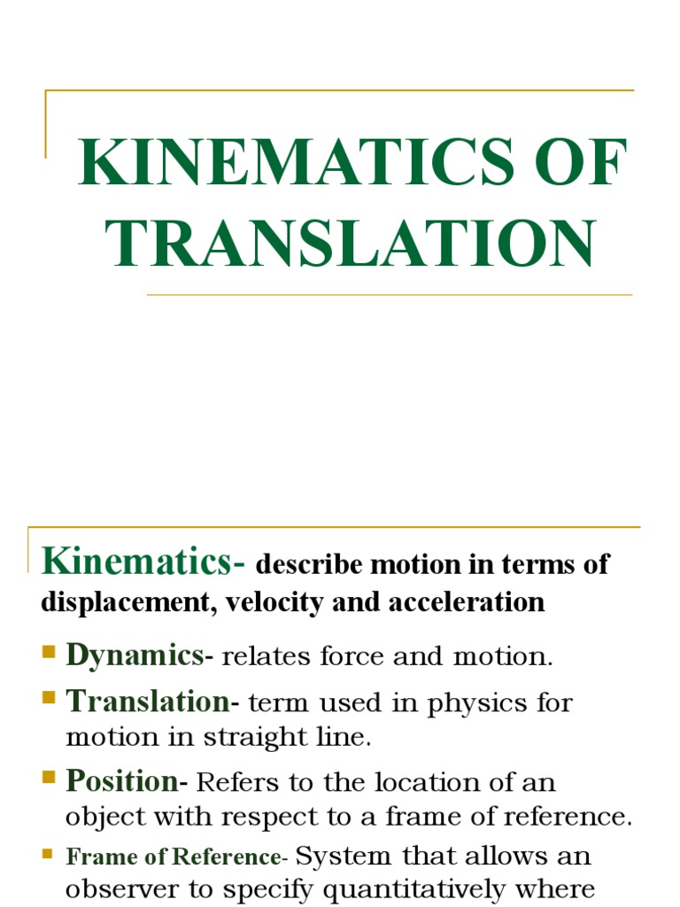02 Kinematics Vectors | PDF | Euclidean Vector | Kinematics