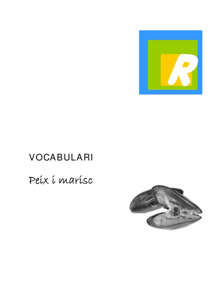 Vocabulari Bàsic Peix, Marisc | PDF