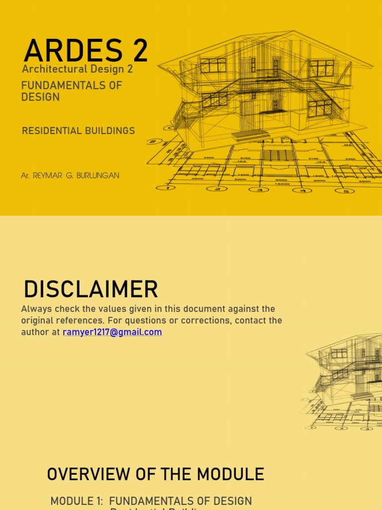 Ardes 2: Architectural Design 2 Fundamentals of Design | PDF | Design ...