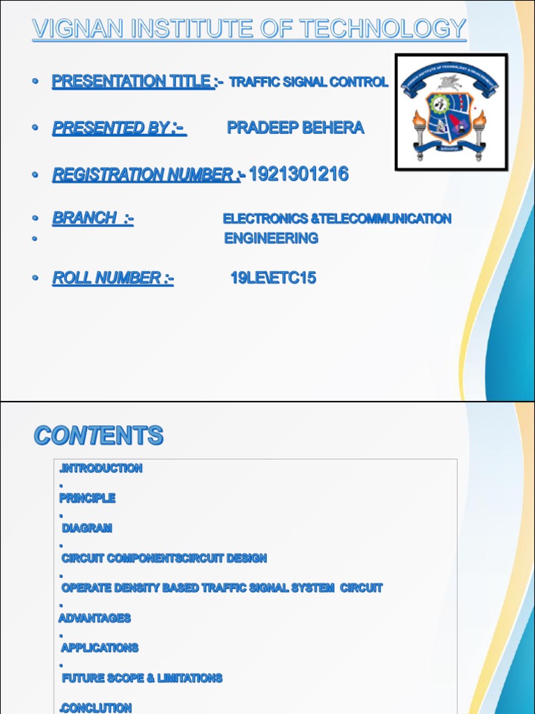 Traffic Light Control PRADEEP PDF | PDF | Traffic | Microcontroller