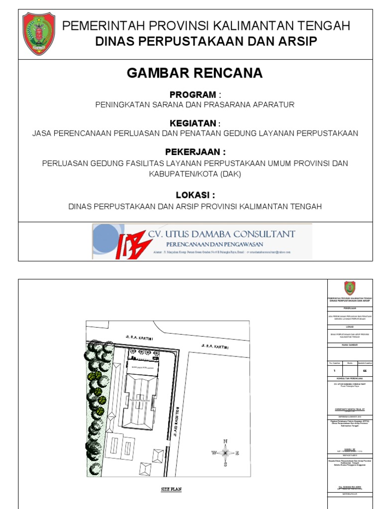 Gambar Rencana Perpus | PDF