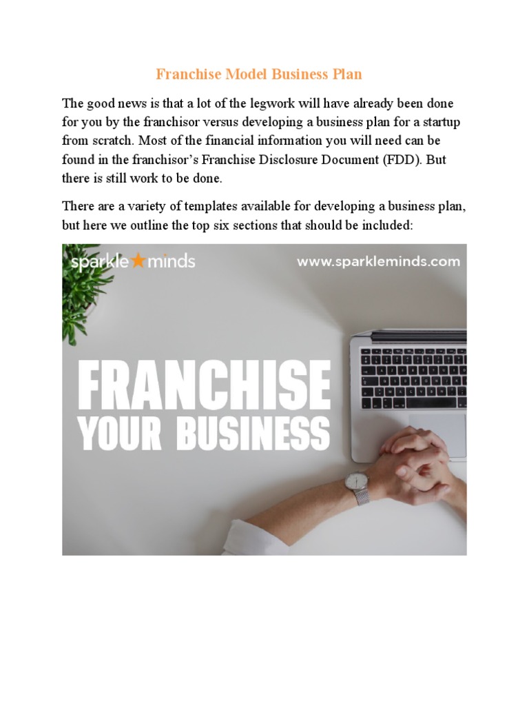 Franchise Model Business Plan-Sparkleminds | PDF | Franchising | Business
