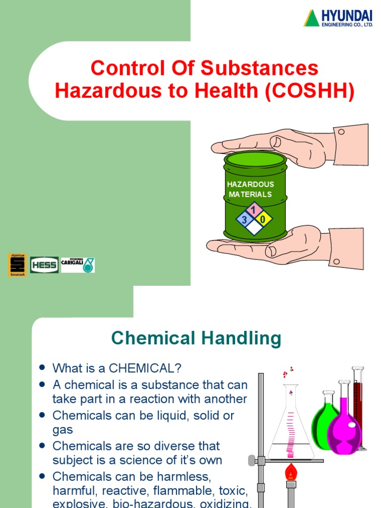 Control of Substances Hazardous To Health (COSHH) | PDF | Toxicity ...
