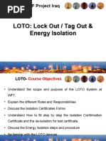 Lockout/Tagout Procedure Sheet | PDF | Safety