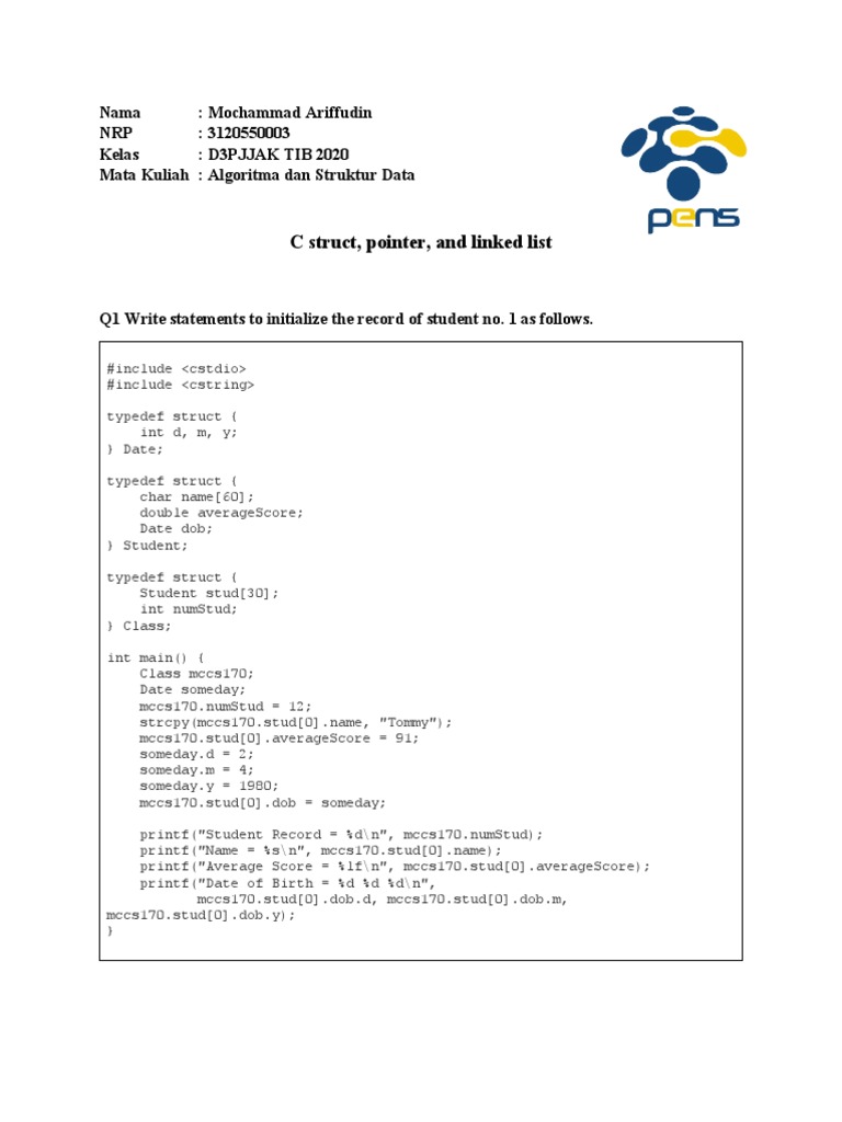 Moch Ariffudin - D3PJJAKTIB | PDF | C++ | Software Development