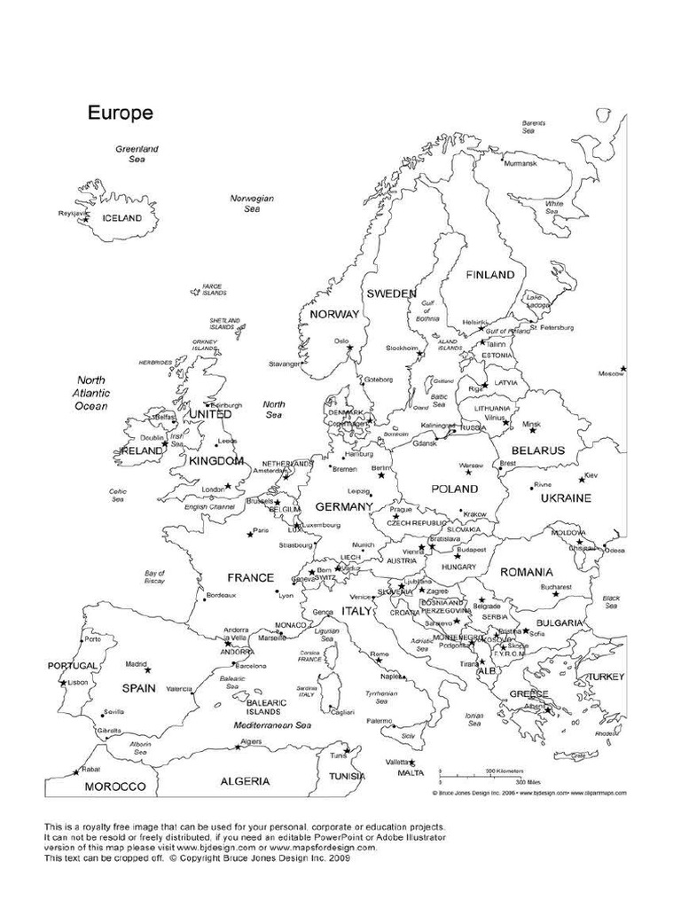 Europe Map European Day of Languages | PDF