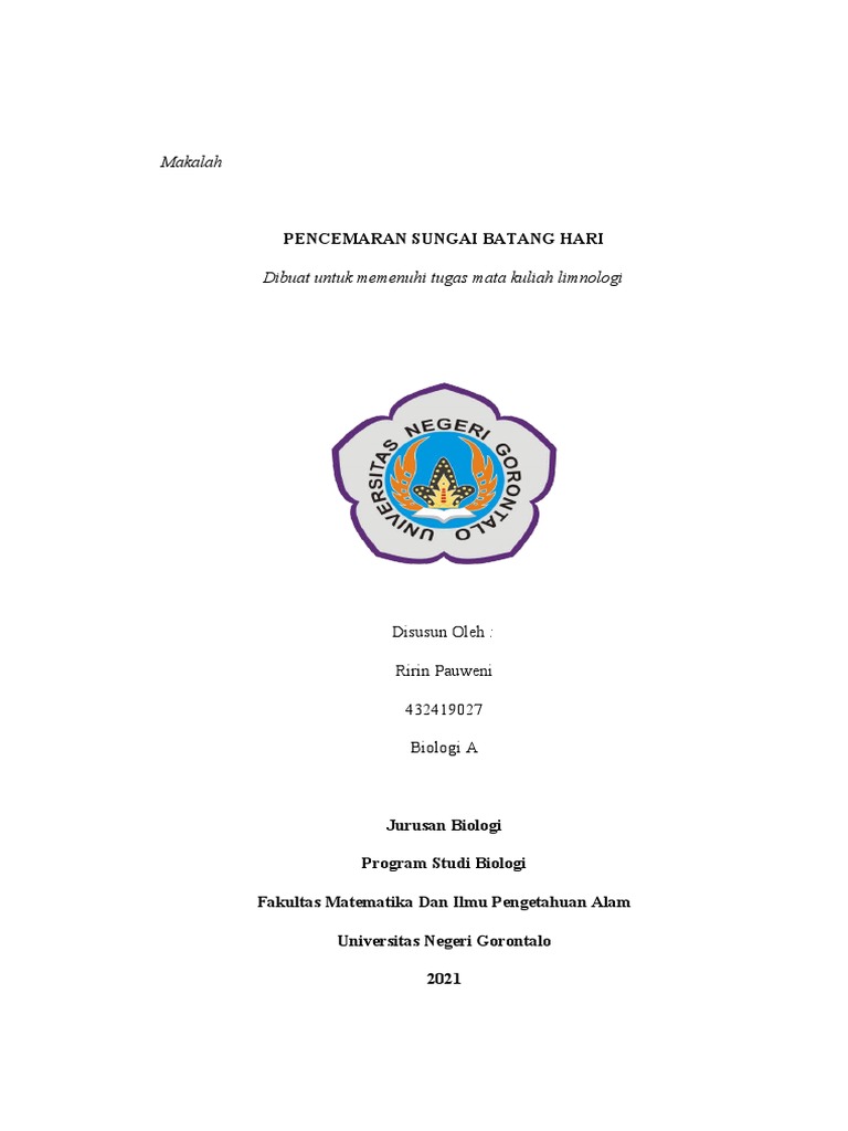 Makalah Limnologi | PDF