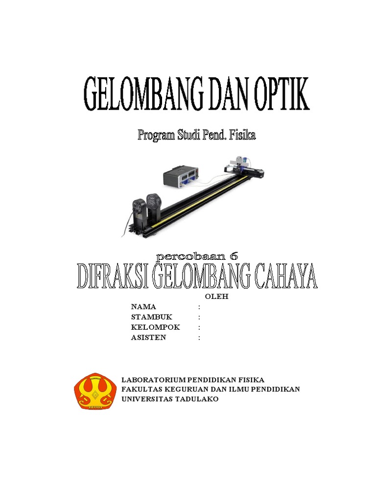 LKM 6 Difraksi Gelombang Cahaya | PDF | Kajian Bahasa Asing | Metode & Bahan Ajar