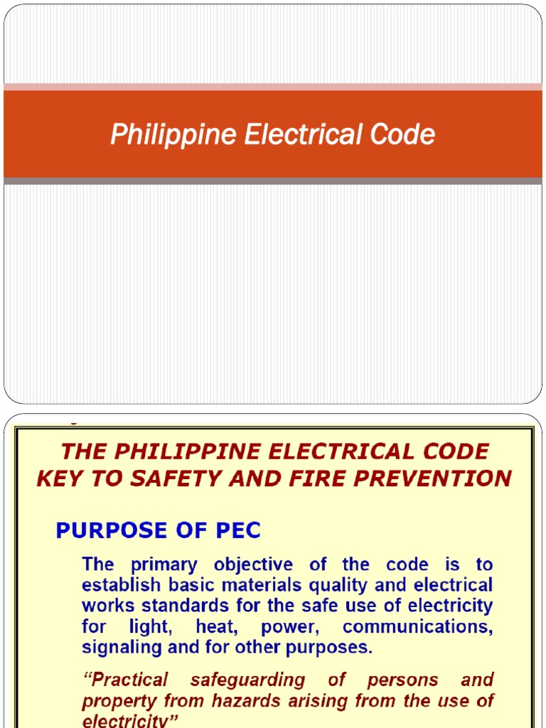Philippine Electrical Code - Chap.1A | PDF | Safety | Electrical Substation