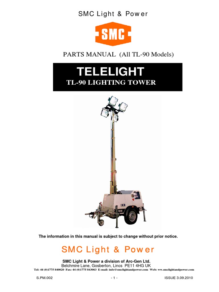 TL90 Parts Manual | Download Free PDF | Screw | Washer (Hardware)