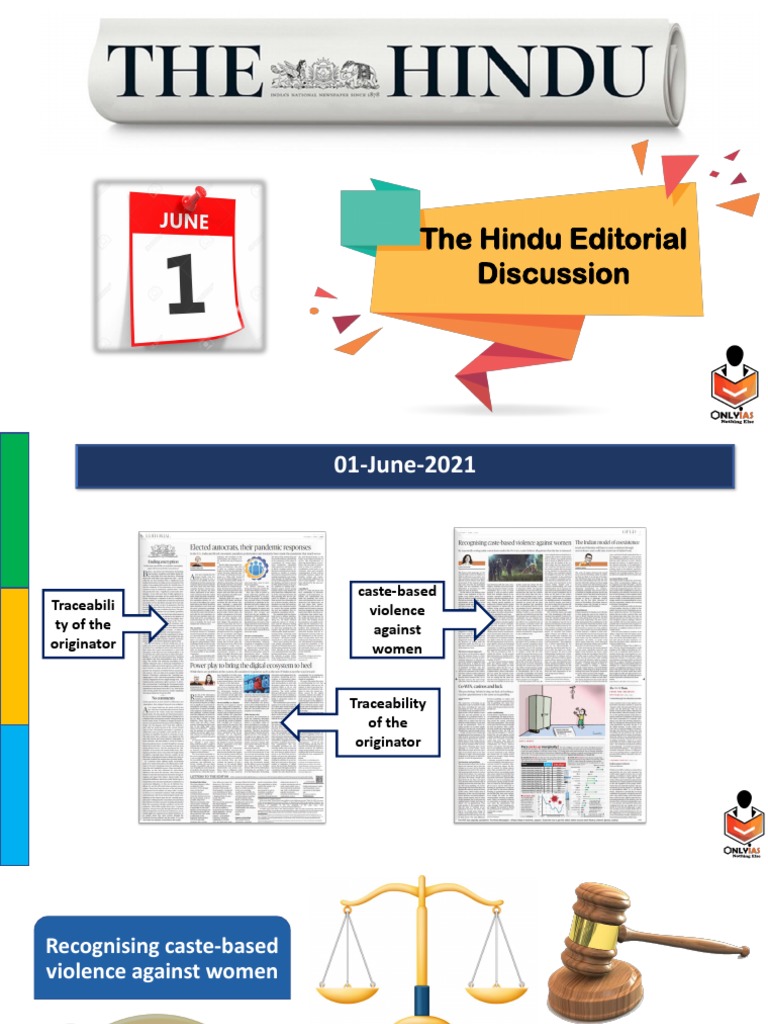 The Hindu Editorial Discussion | PDF | Intersectionality | Dalit