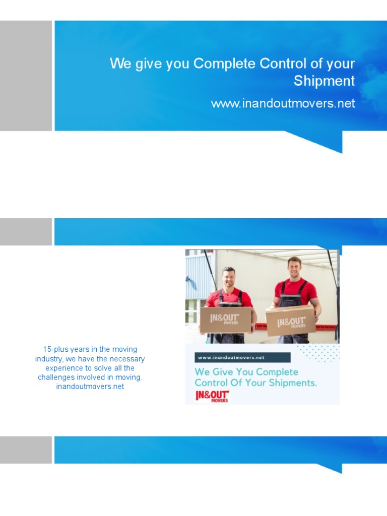 Complete Control of Your Shipment | PDF | Business | Finance & Money ...