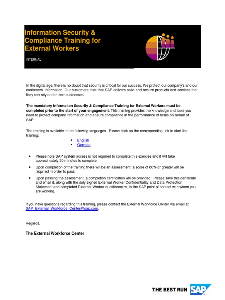 02 - Information Security and Compliance Training | PDF