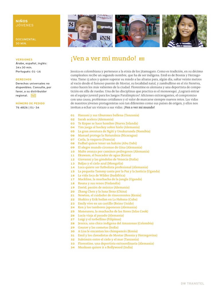 01 Ven A Ver Mi Mundo | PDF