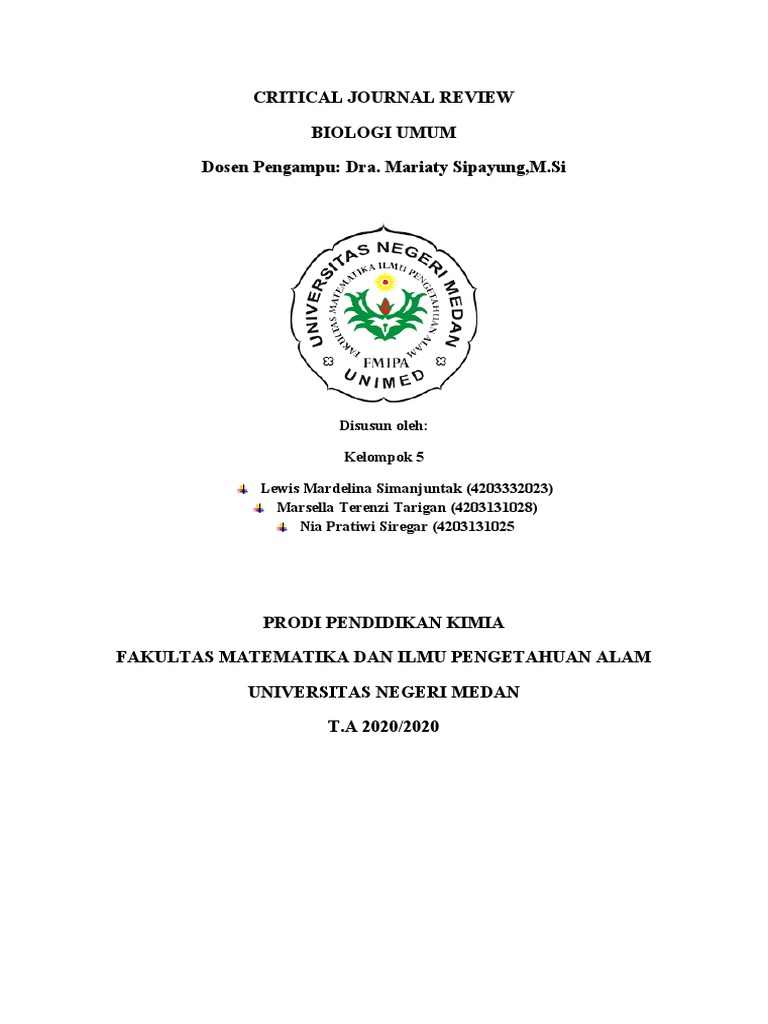 Critical Journal Review Kelompok 5 | PDF