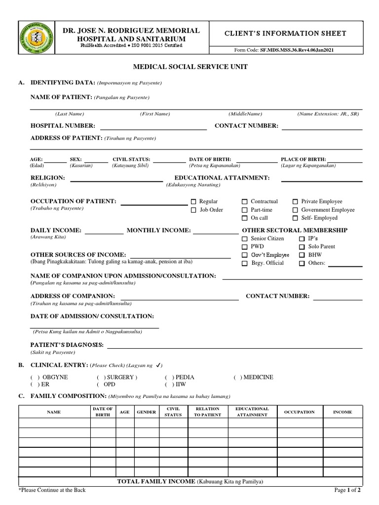 Malasakit Form PDF | PDF | Health Care | Health Sciences