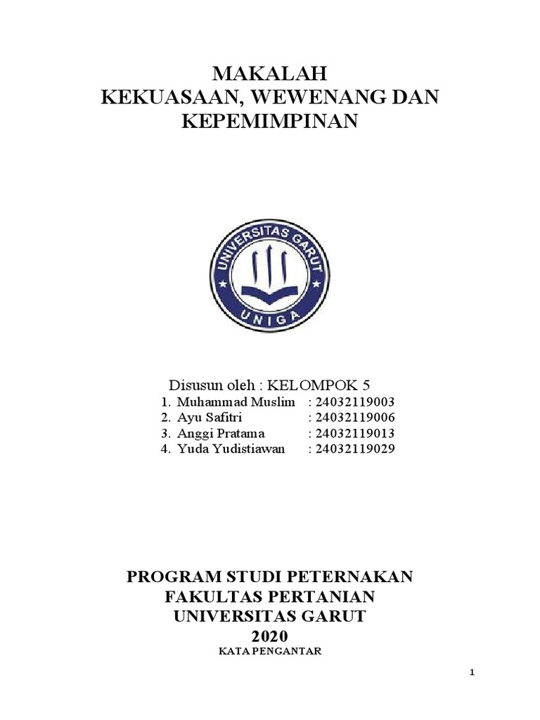 Kekuasaan dan Wewenang dalam Sosiologi | PDF
