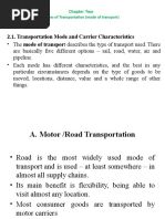 Components of Transportation System | PDF | Transport | Service Industries