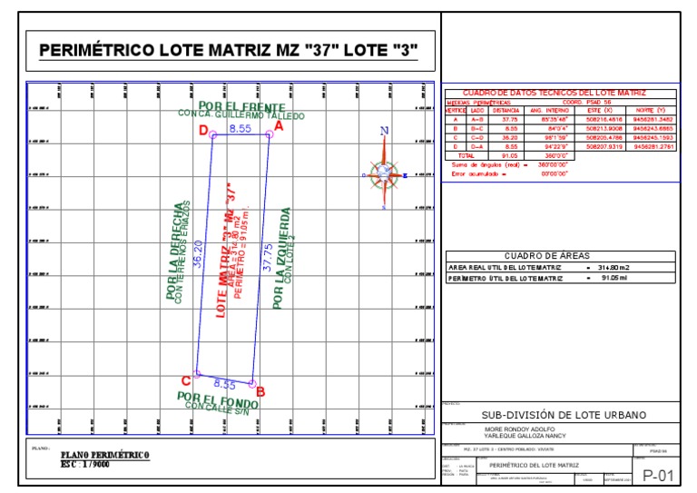 Plano Perimetrico Layout1 | PDF