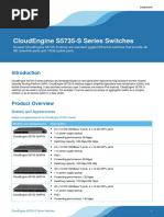 Huawei CloudEngine S5735-L-V2 Series Switches Datasheet | PDF | Network Switch | Computer Network