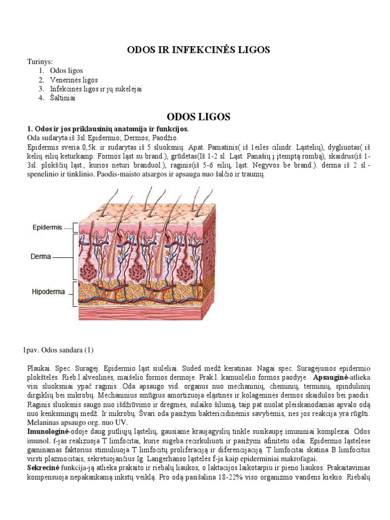 Odos, Venerinės Ir Infekcinės Ligos | PDF