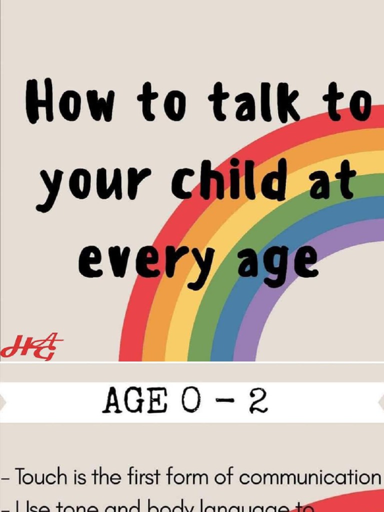 How To Talk To Your Child | PDF