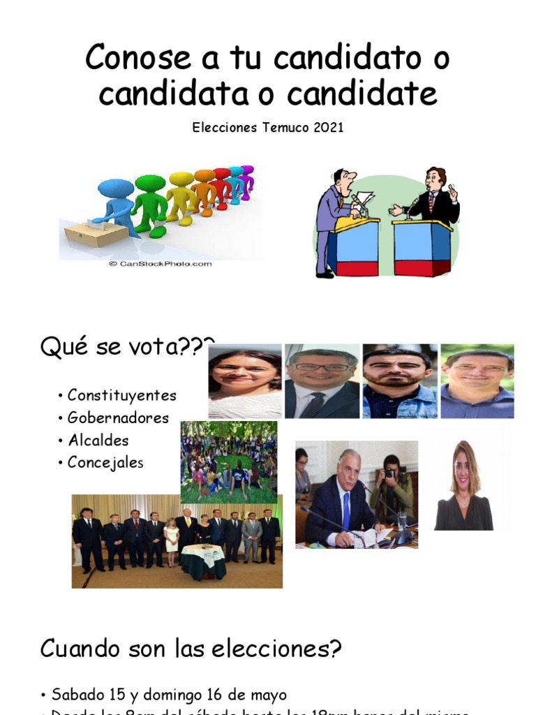 Candidatos Libres del Sur en Temuco 2021 | PDF | Ciencias sociales ...