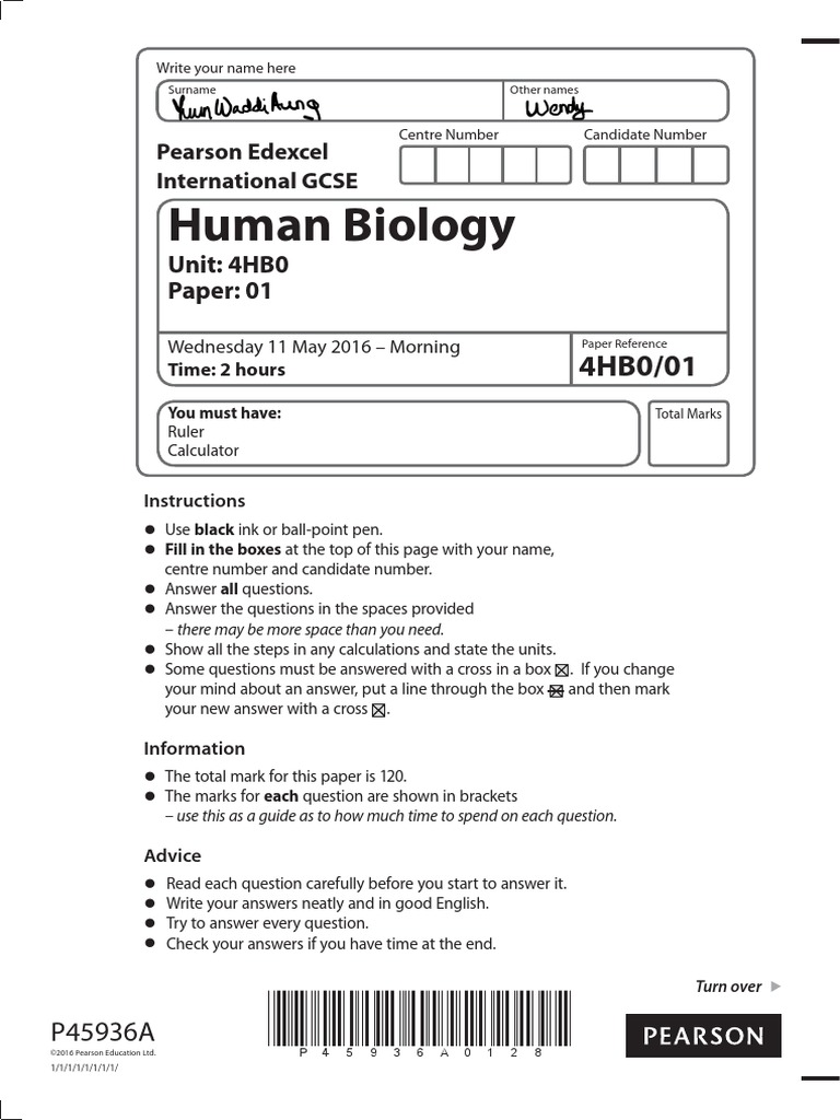 HumanBiology May:June 2016 Paper1 | PDF | Atrium (Heart) | Heart