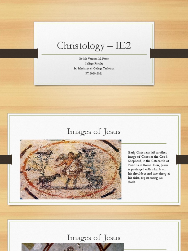 1 Christology - IE2 | PDF | Christology | Jesus