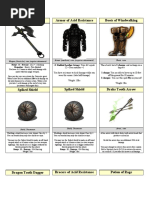 D&D 5e Inventory Sheet | PDF