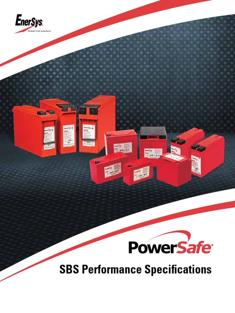 SBS Performance Specifications | PDF | Chemistry | Physical Quantities