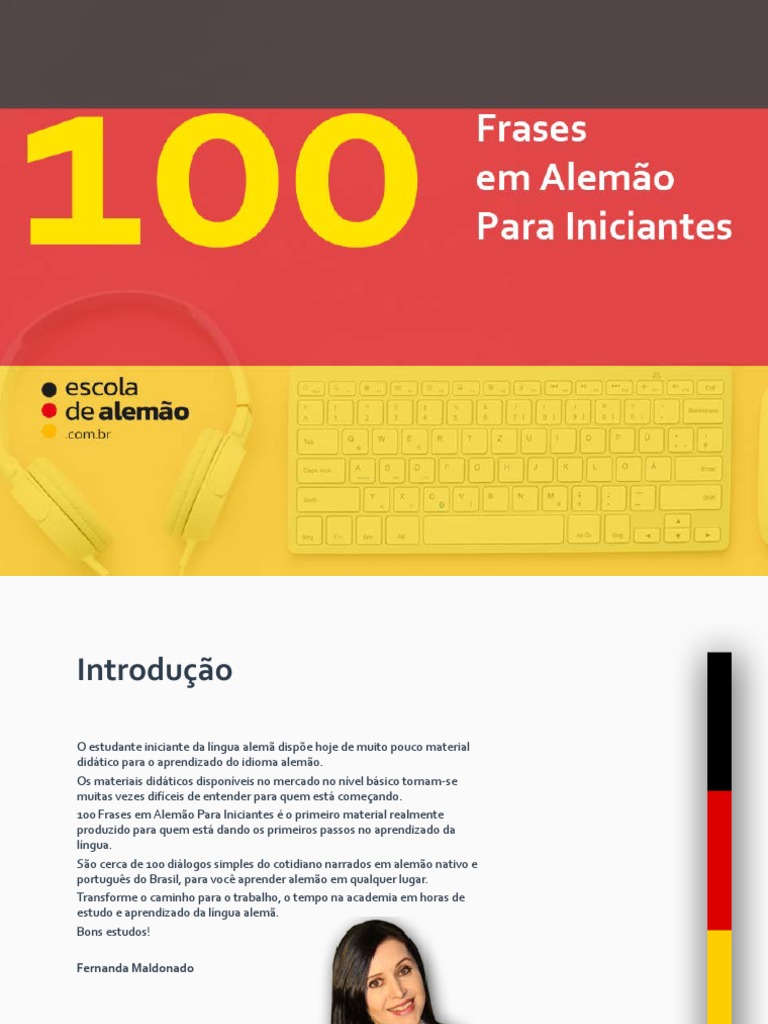 Ebook - 100 Frases em Alemao para Iniciantes | PDF | Línguas faladas na ...