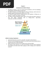 Krathwohl's Taxonomy of Affective Domain | PDF | Affect (Psychology ...