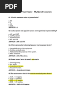 Basic Electrical Knowledge Test Answers | PDF | Volt | Watt