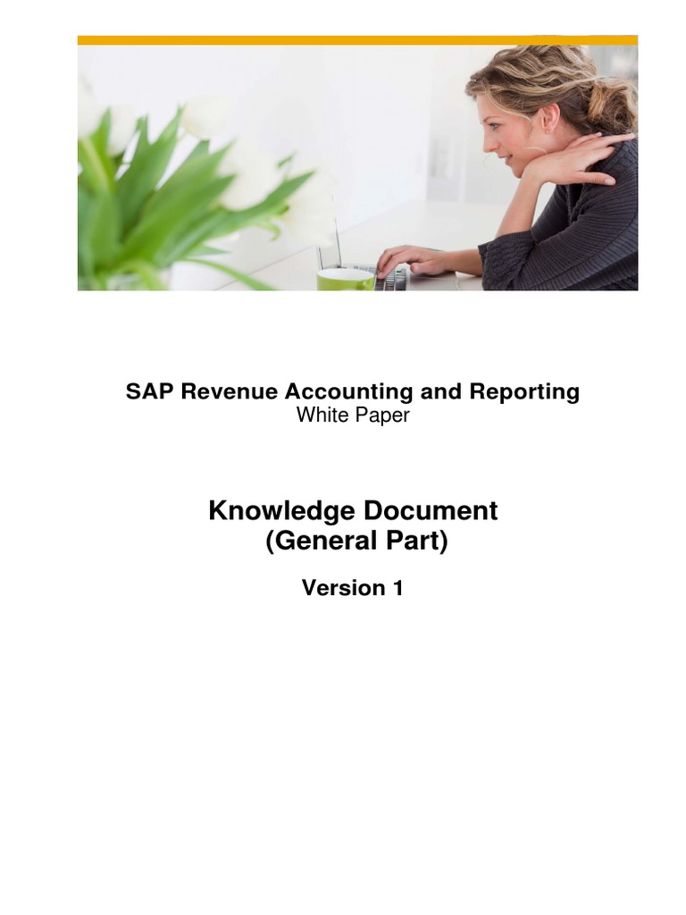 03 SAP Revenue Acc and Reporting WhitePaper 20160513 | PDF | Financial ...