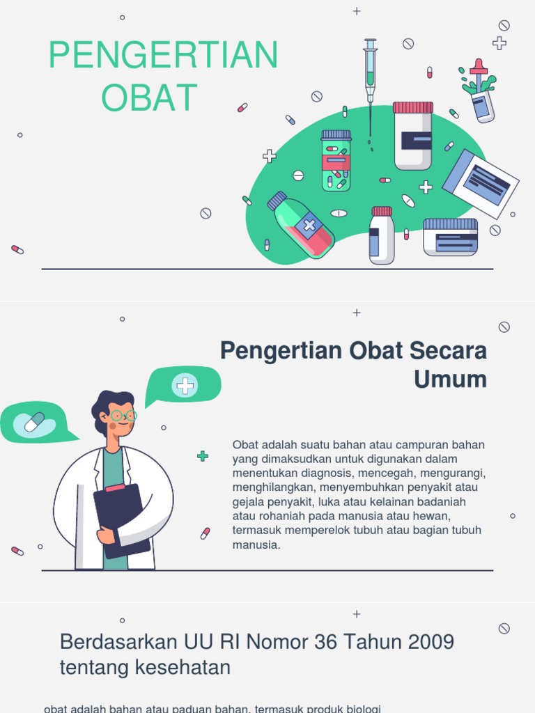 Definisi dan Jenis Obat dalam Farmasi | PDF