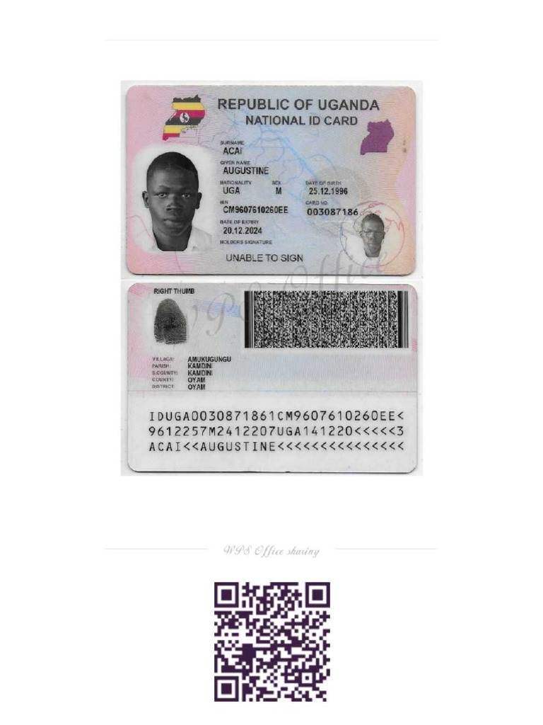 National ID Scanned | PDF