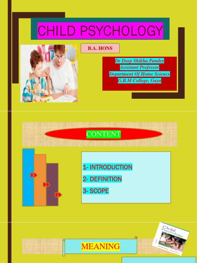 Child Psychology | PDF | Developmental Psychology | Child Development