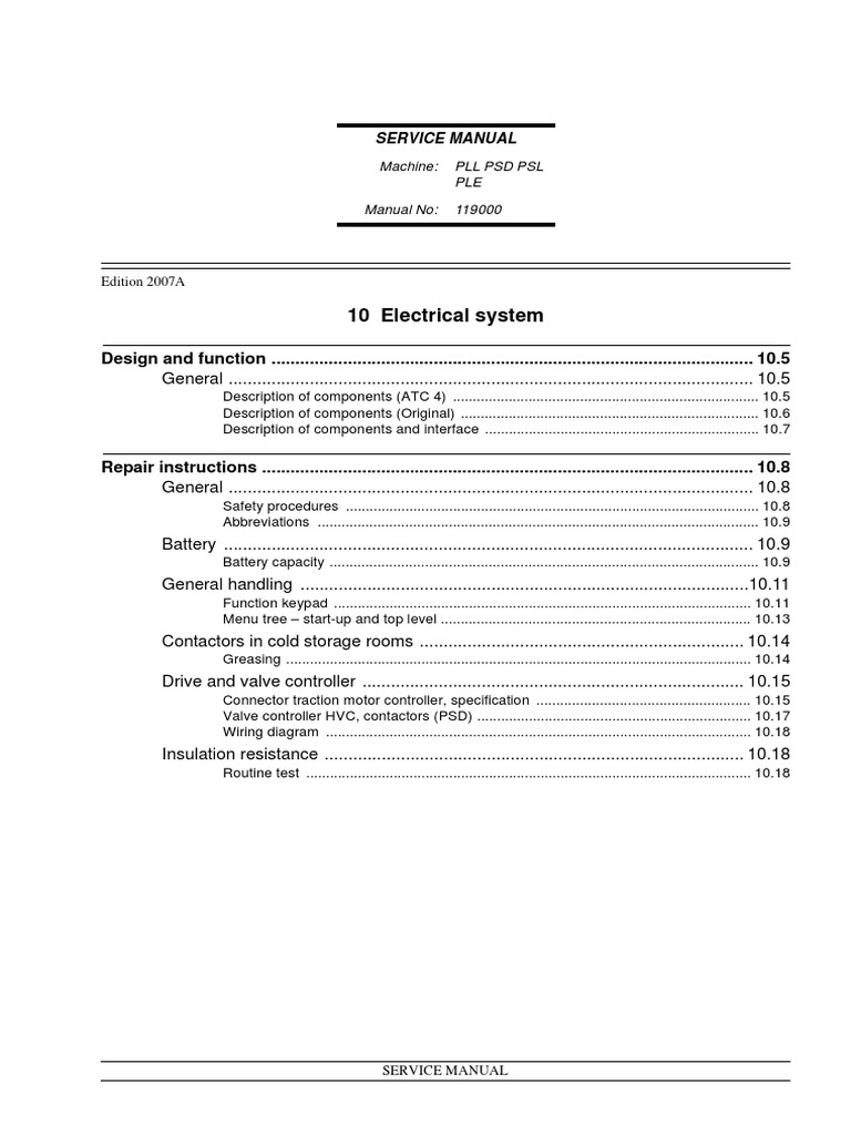 10 Electrical System: Service Manual | PDF | Electrical Connector ...