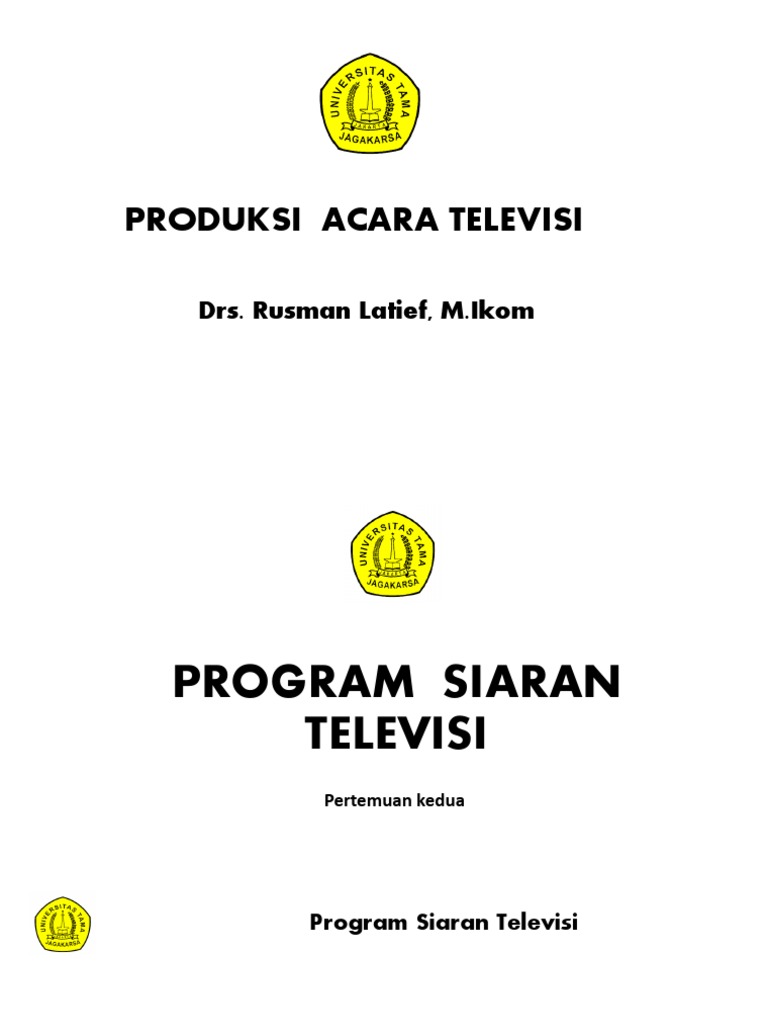 Panduan Program TV | PDF