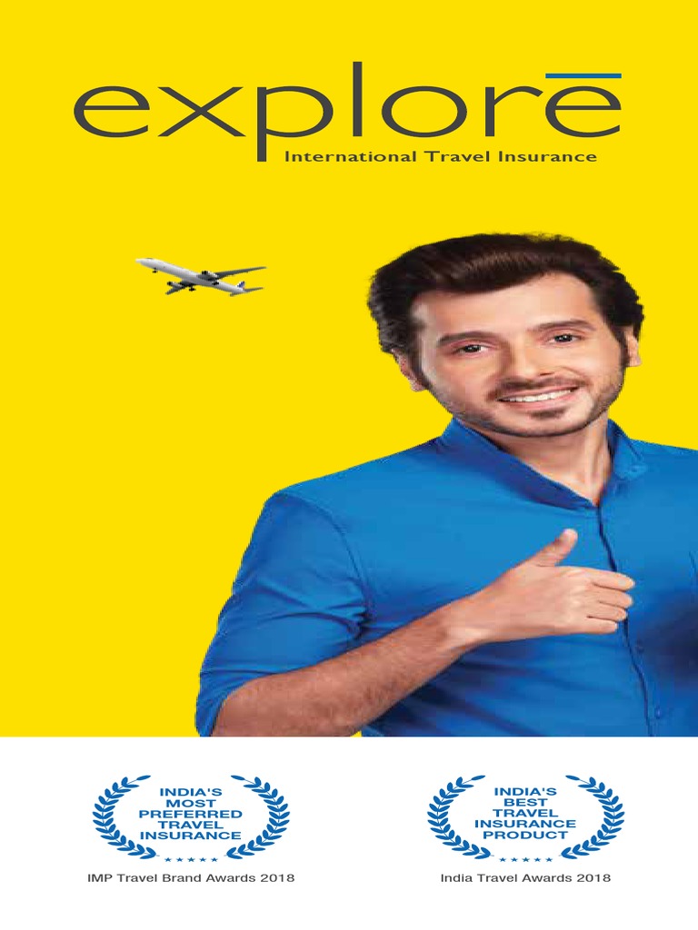 Explore (Travel Insurance Product) - Brochure | PDF | Insurance ...