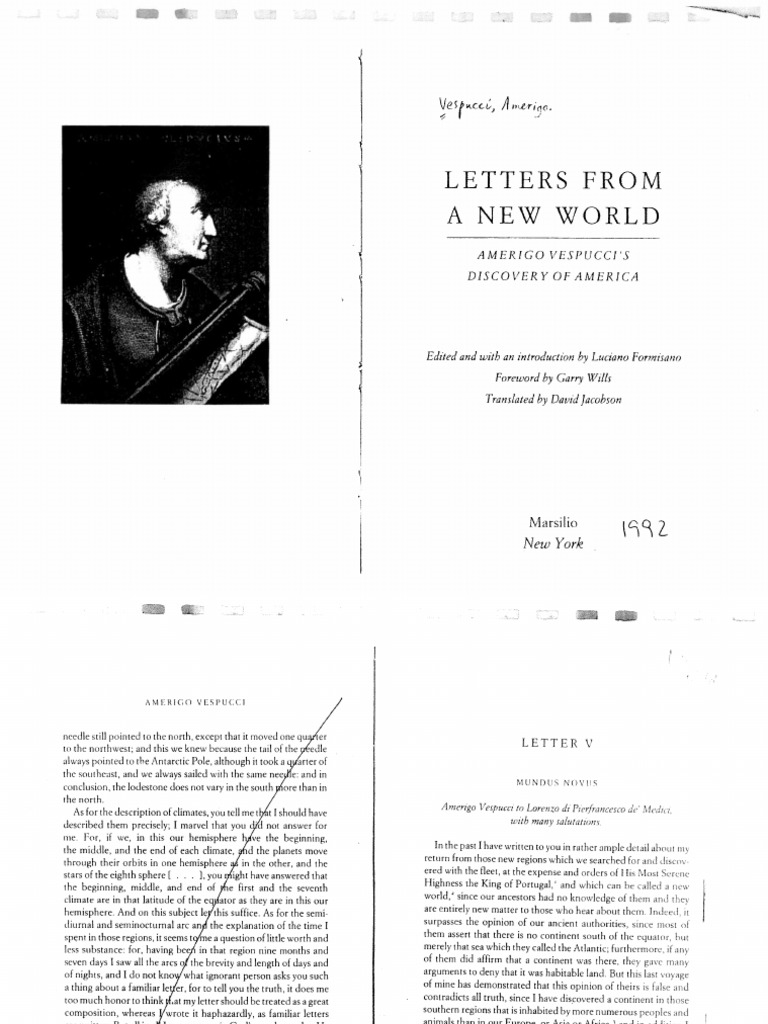 Vespucci Letters | PDF | New World
